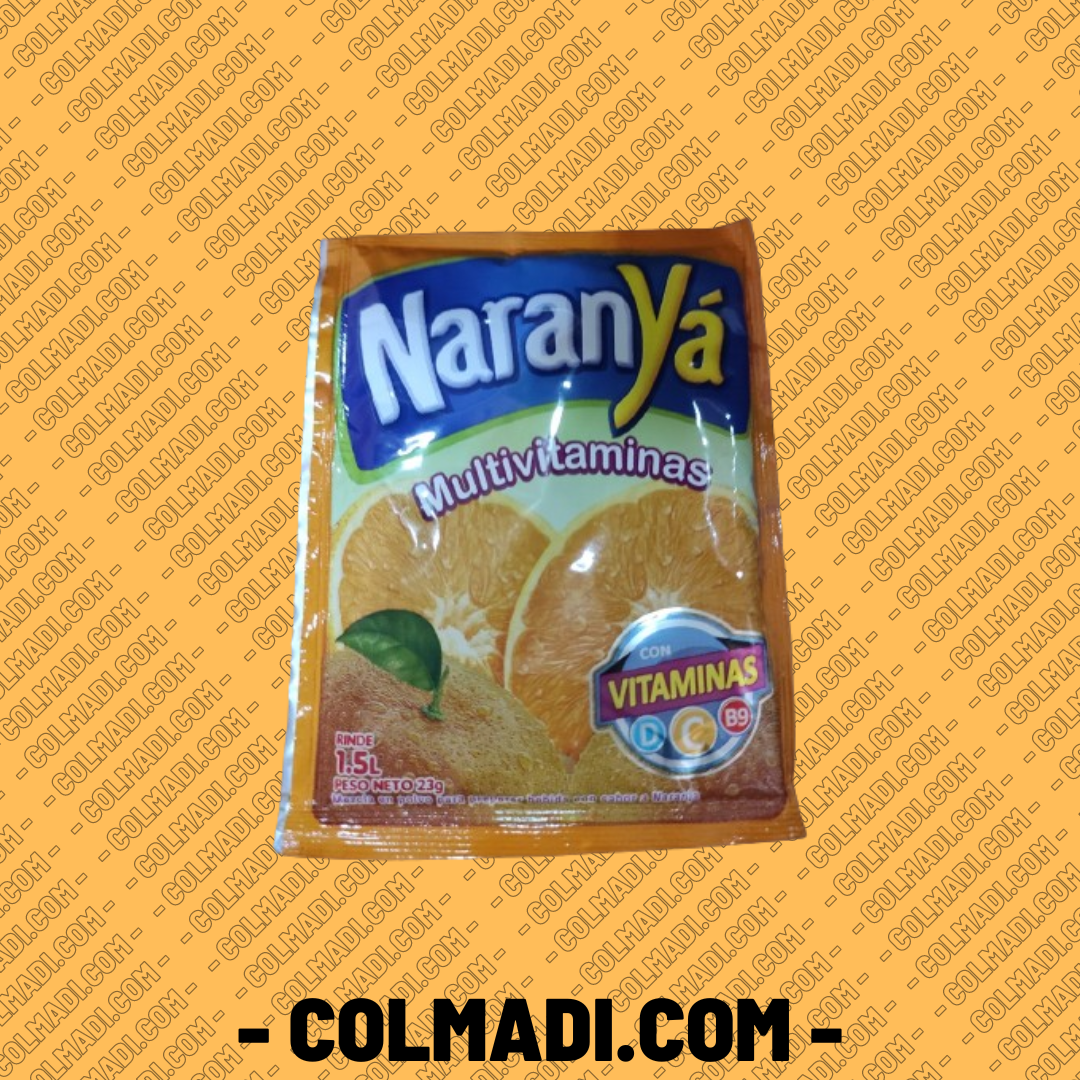 Jugo en Polvo NaranYa Sobre 23g – Jugos Ya – Colmadi